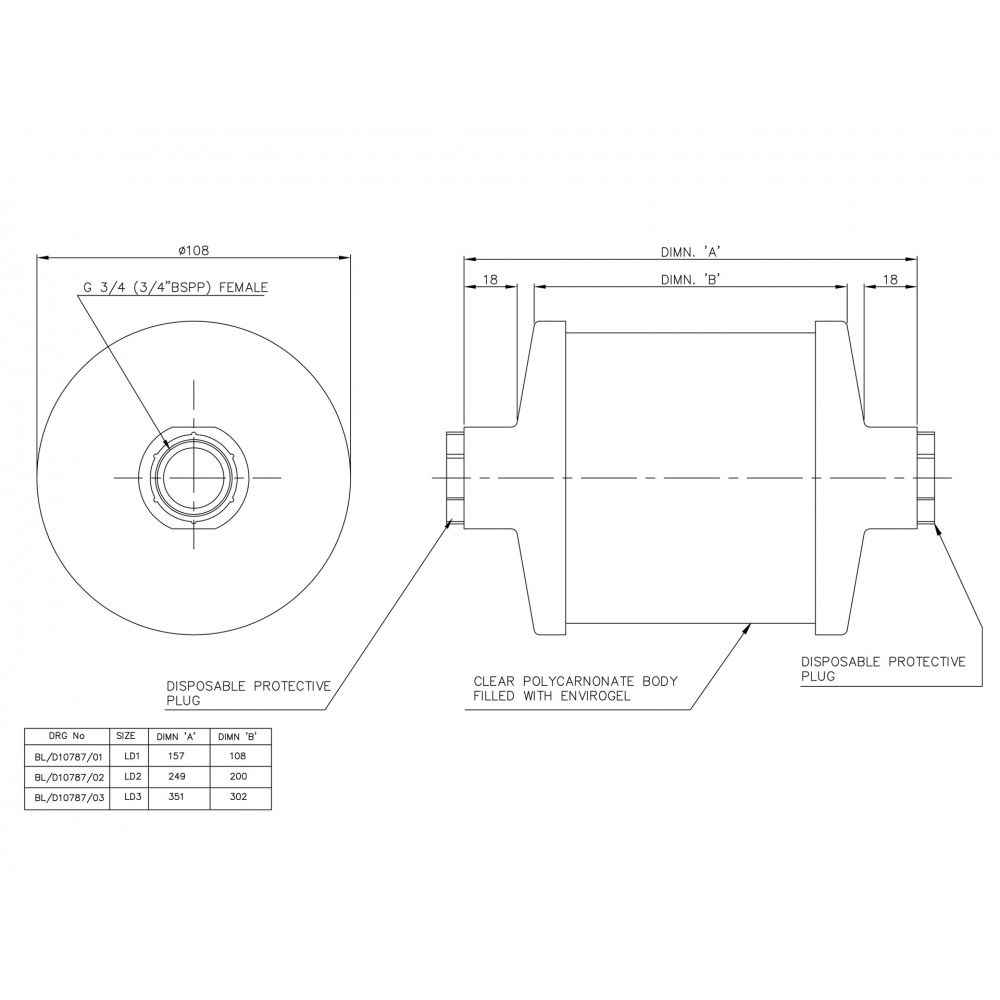 BLD10787/01 - In-Line Dryer