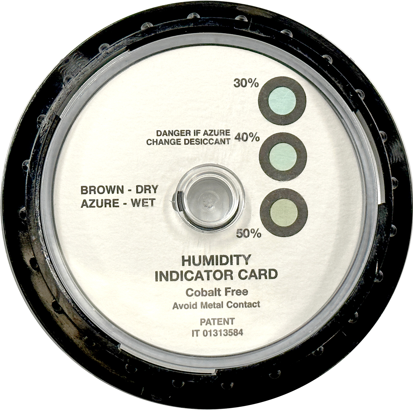 Large plastic humidity indicator 30%-50%